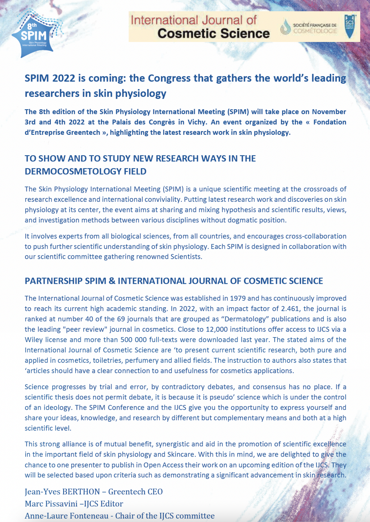 SPIM 2022 starts tomorrow | GREENTECH