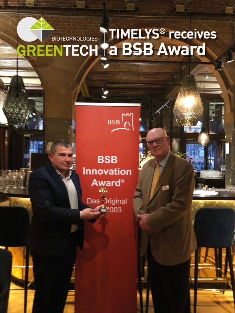 Greentech honored with a BSB Award | GREENTECH
